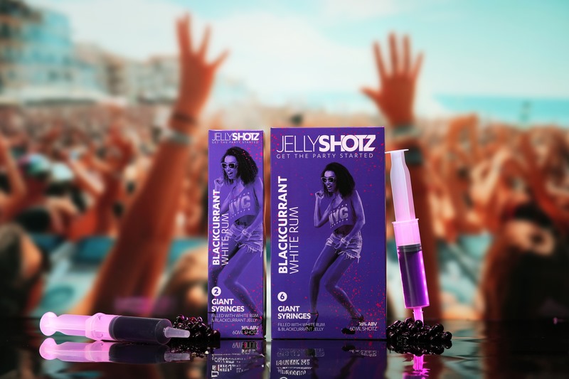 Blackcurrant White Rum - Jelly Shotz